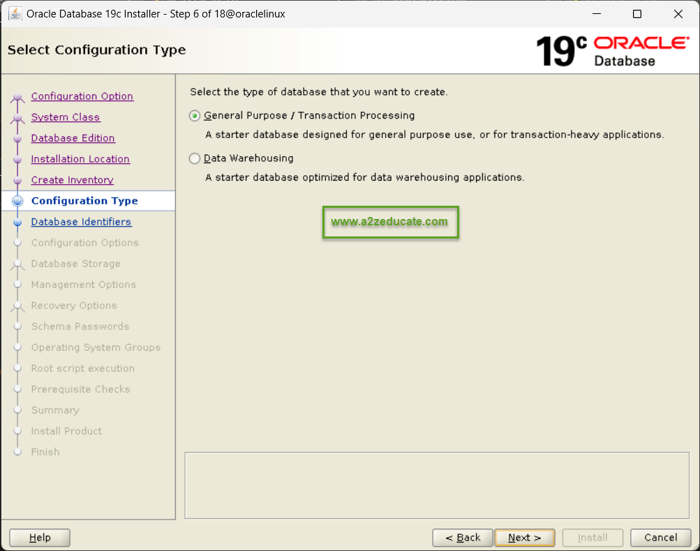 Oracle 19c Step By Step Installation Guide On Oracle Linux 8 A2z Educate